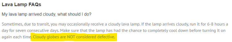 Cloudy Lava Lamp Repair – The Lava Library