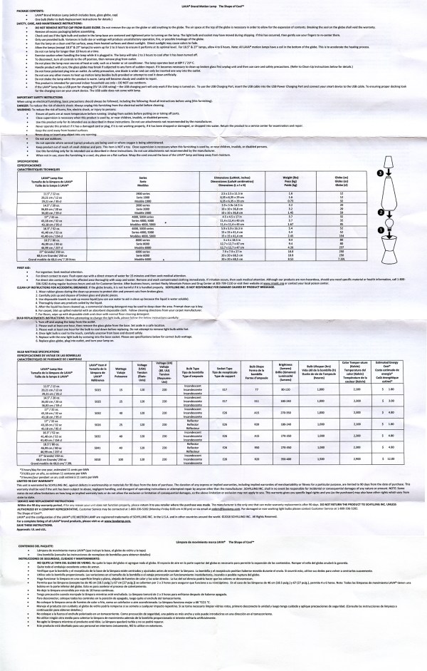 Misc Lava Lite Documents – The Lava Library